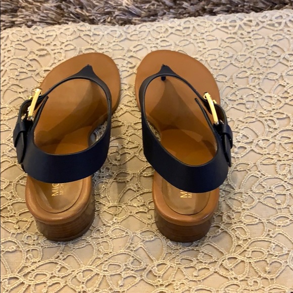 Michael Kors | Shoes | Michael Kors Dark Blue Sandal Size 6 2 Nwt ...